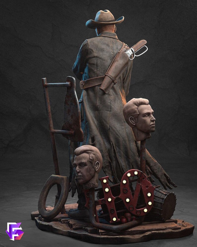 Fallout Ghoul Resin Statue | Post-apocalyptic Game Figure | Geek Gift ...