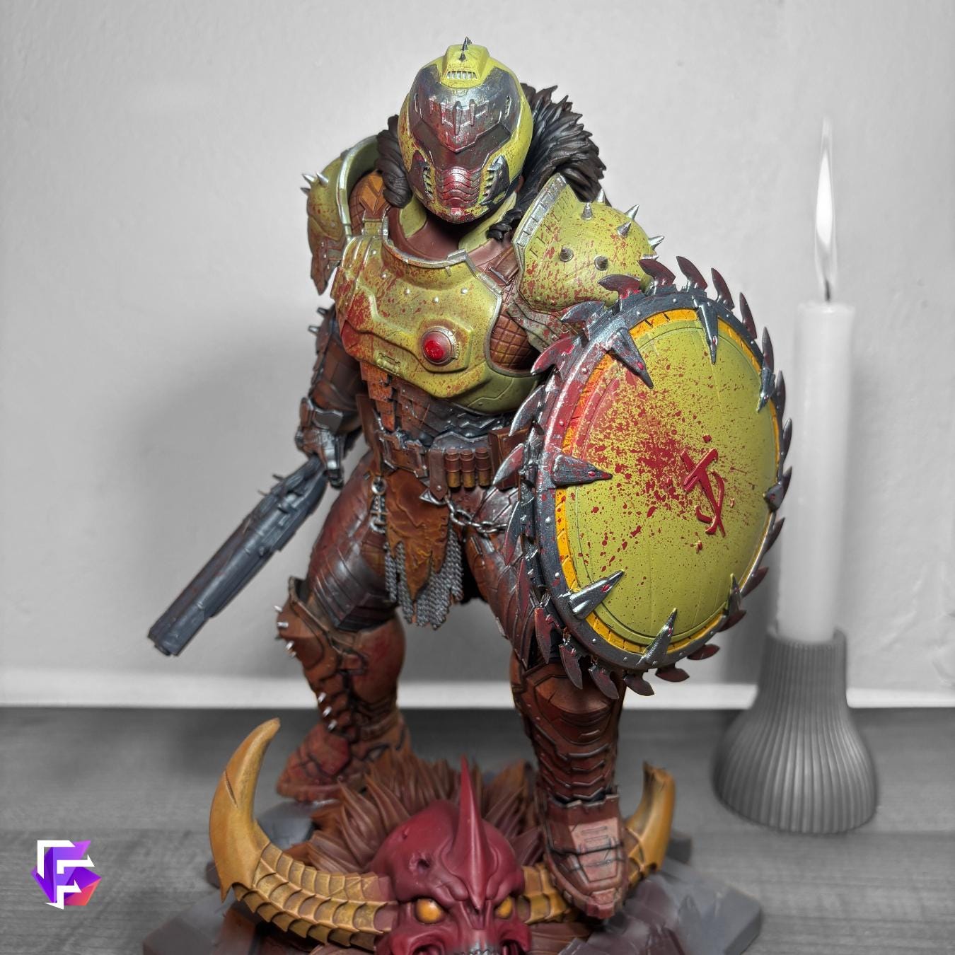 Doom Slayer Statue | Doom: the Dark Ages | Eternal Warrior Statue ...