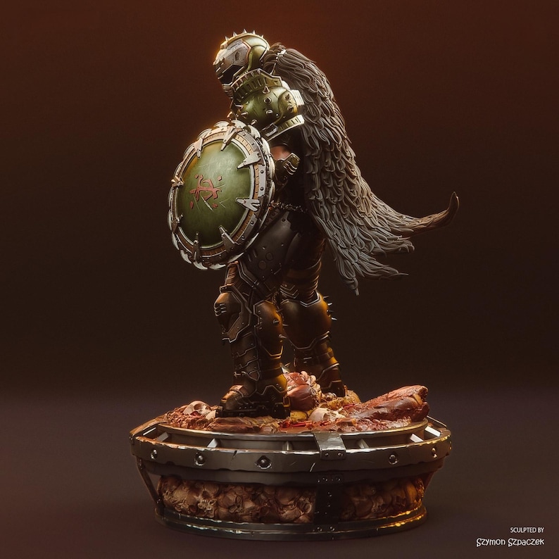 Doom Slayer Statue | Doom: the Dark Ages Collectible | Custom Doomguy ...