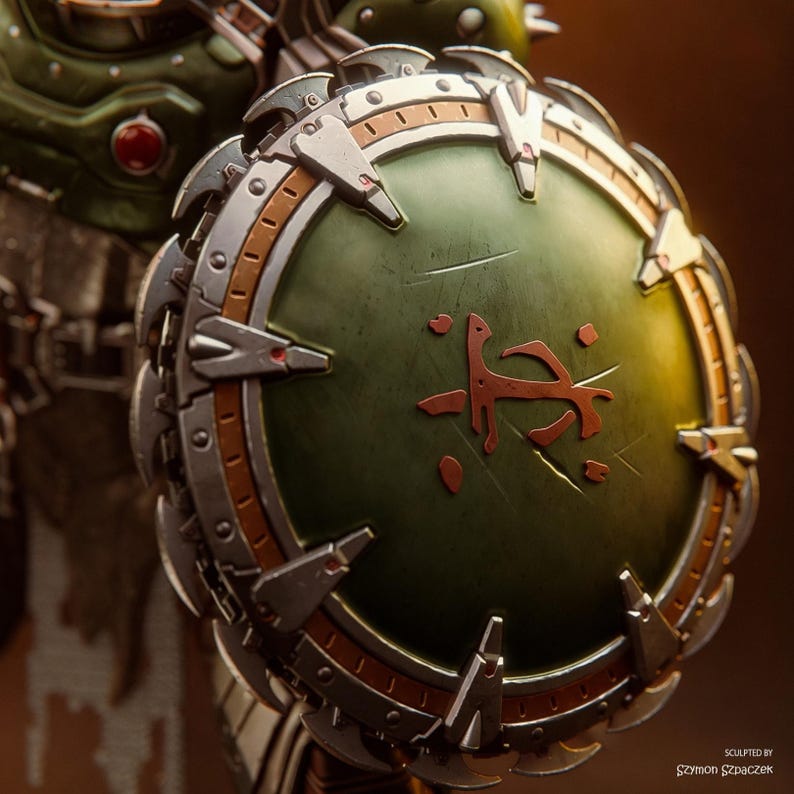 Doom Slayer Statue | Doom: the Dark Ages Collectible | Custom Doomguy ...
