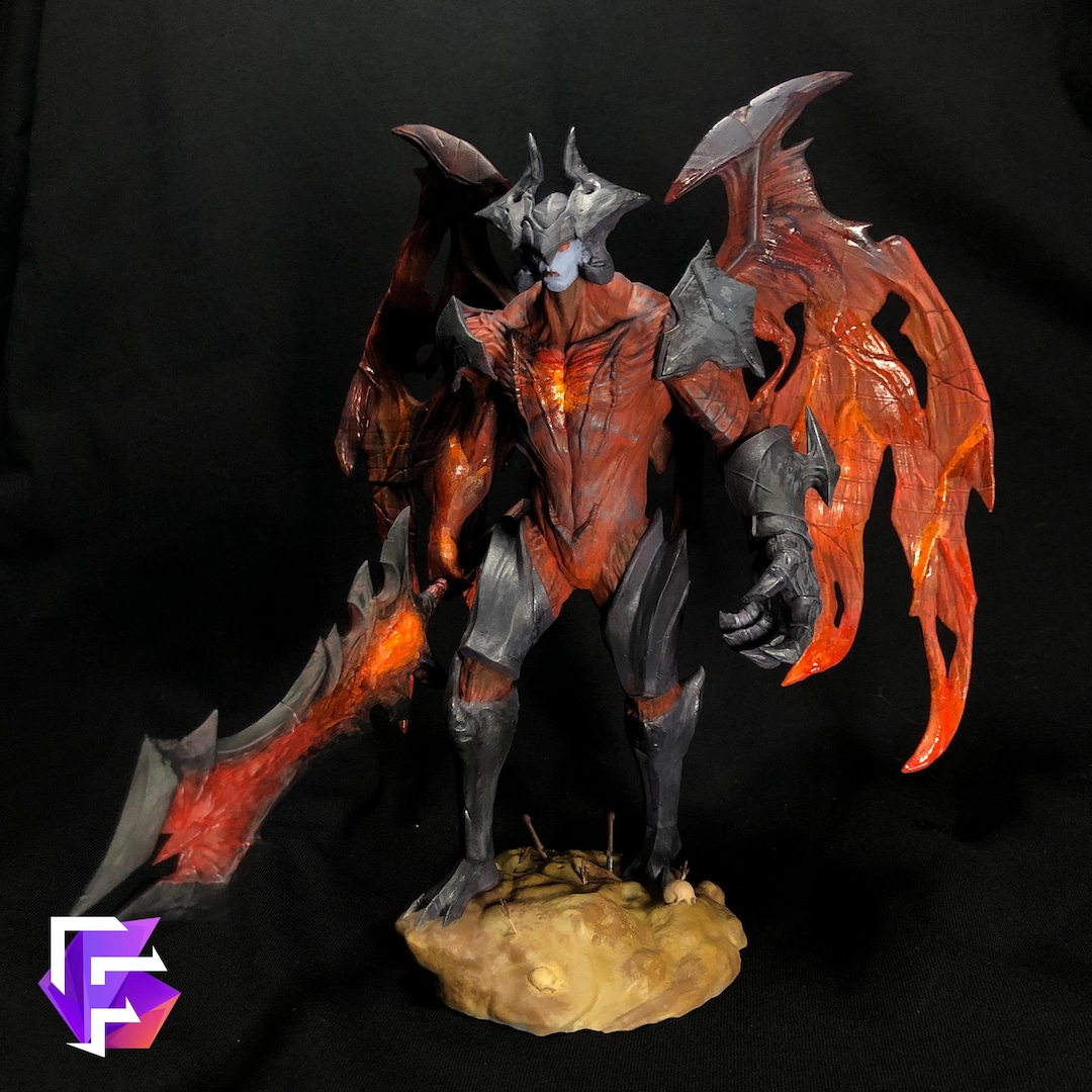Aatrox League of Legends Figure, 12K Sla Print, Gift Idea, Gamer Gift ...