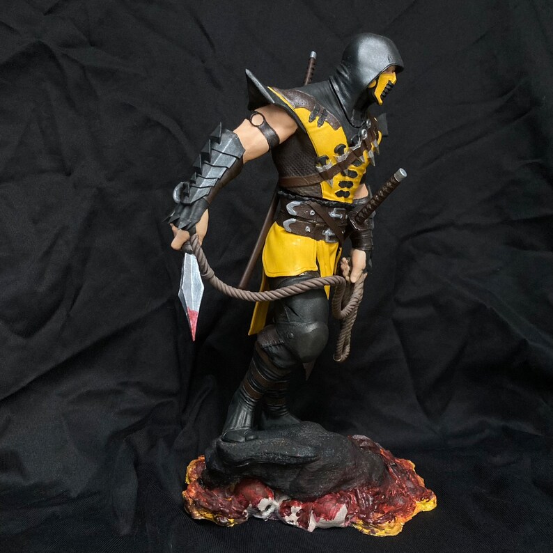 Mortal Kombat Figure, Scorpion Figure, Video Games Gift, Mortal Kombat ...