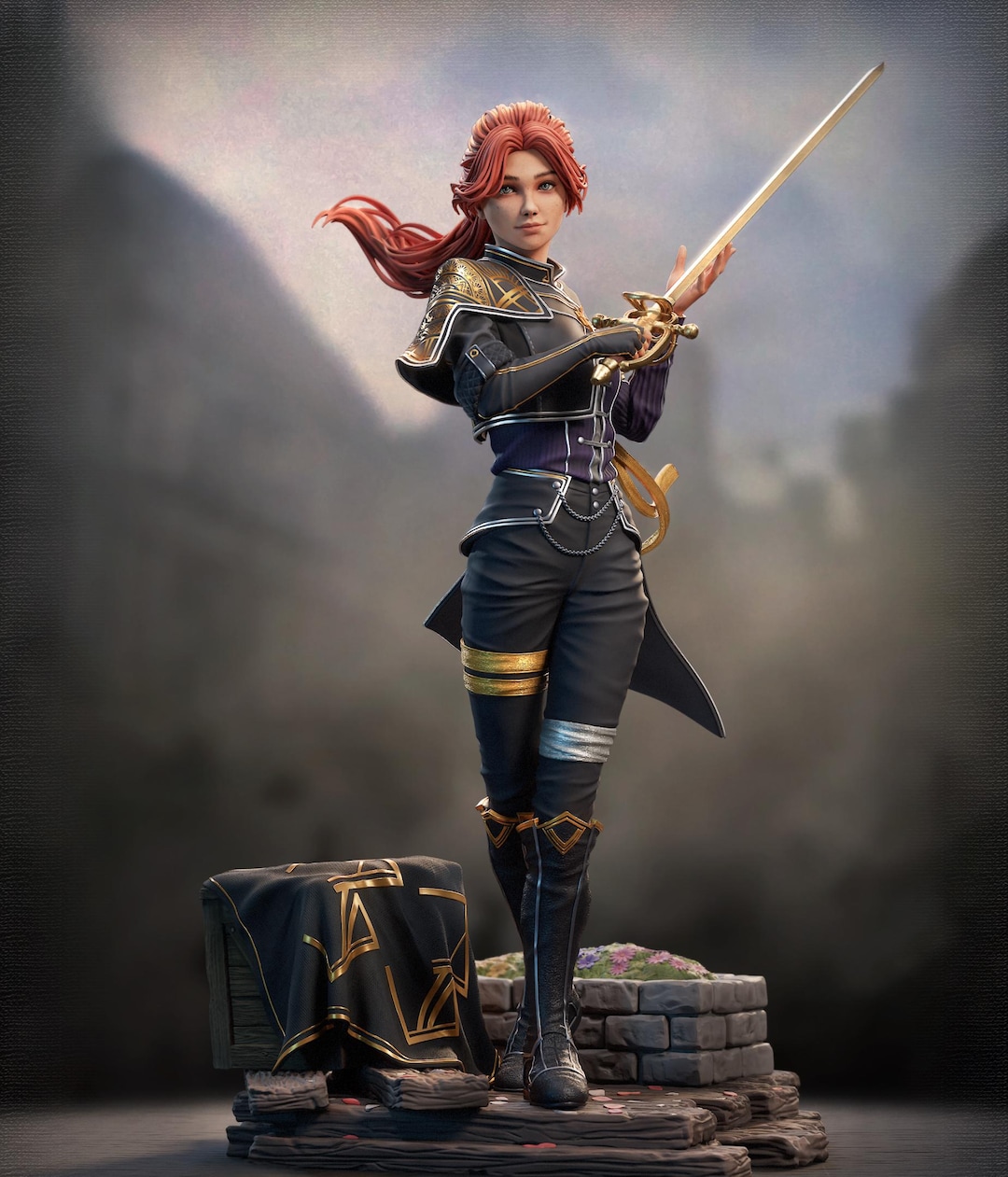 Clair Obscur: Expedition 33 Maelle Statue | Resin Collectible | Fantasy ...