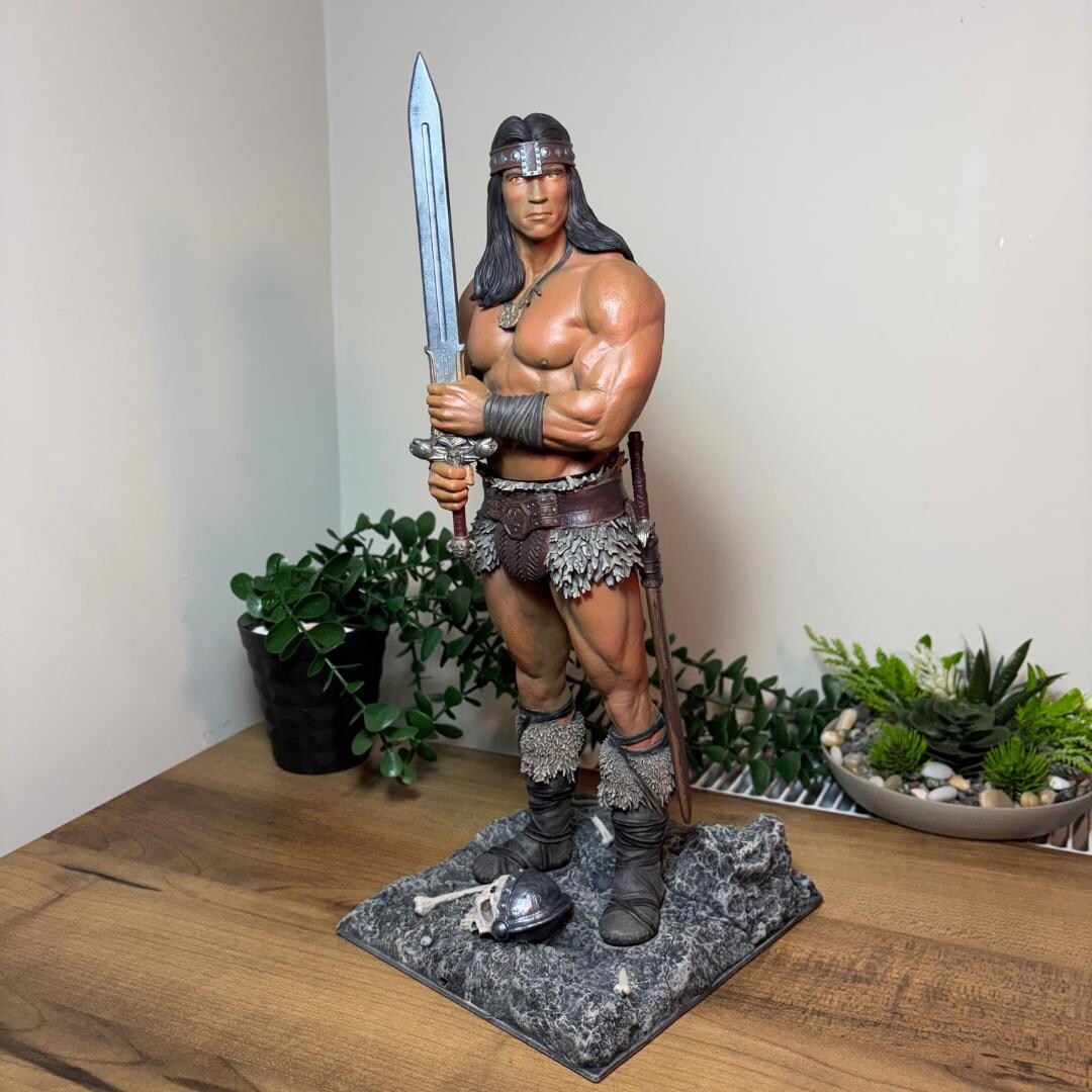 Conan Statue | Conan the Barbarian Figure | Fantasy Warrior Statue ...