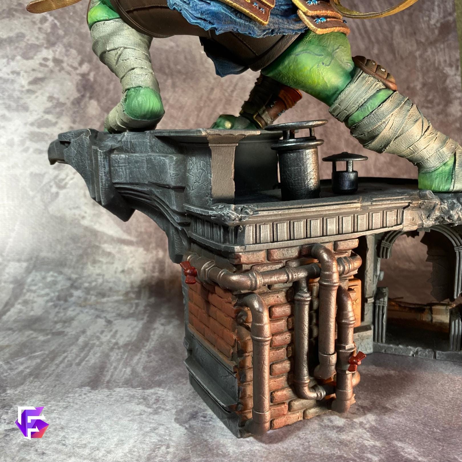 Leonardo Resin Statue | Ninja Turtle Figure | TMNT Collectible | Retro ...