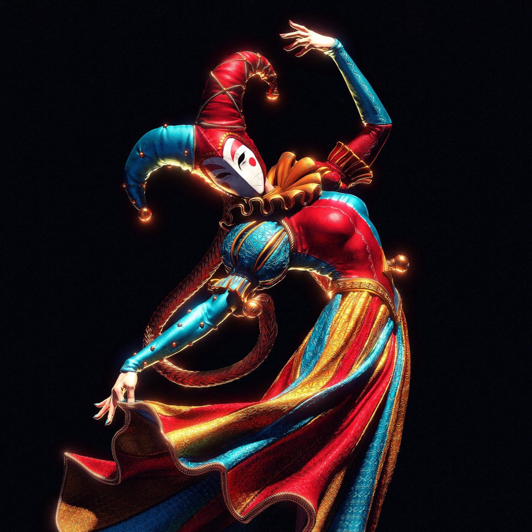 Dancing Jester Resin Statue | Whimsical Art Collectible | Artistic ...