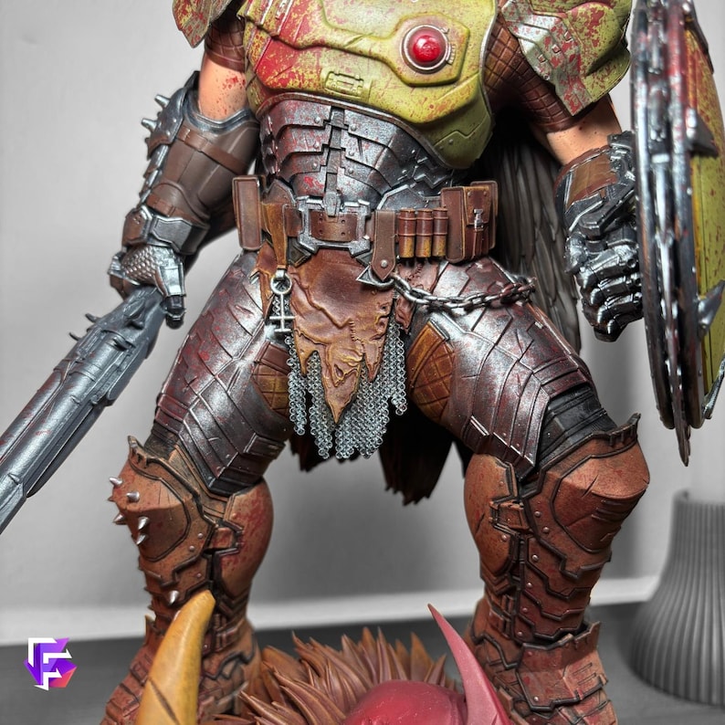 Doom Slayer Statue | Doom: the Dark Ages | Eternal Warrior Statue ...