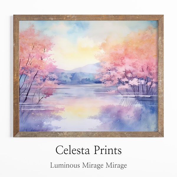 Mirage Painting Watercolor - Etsy