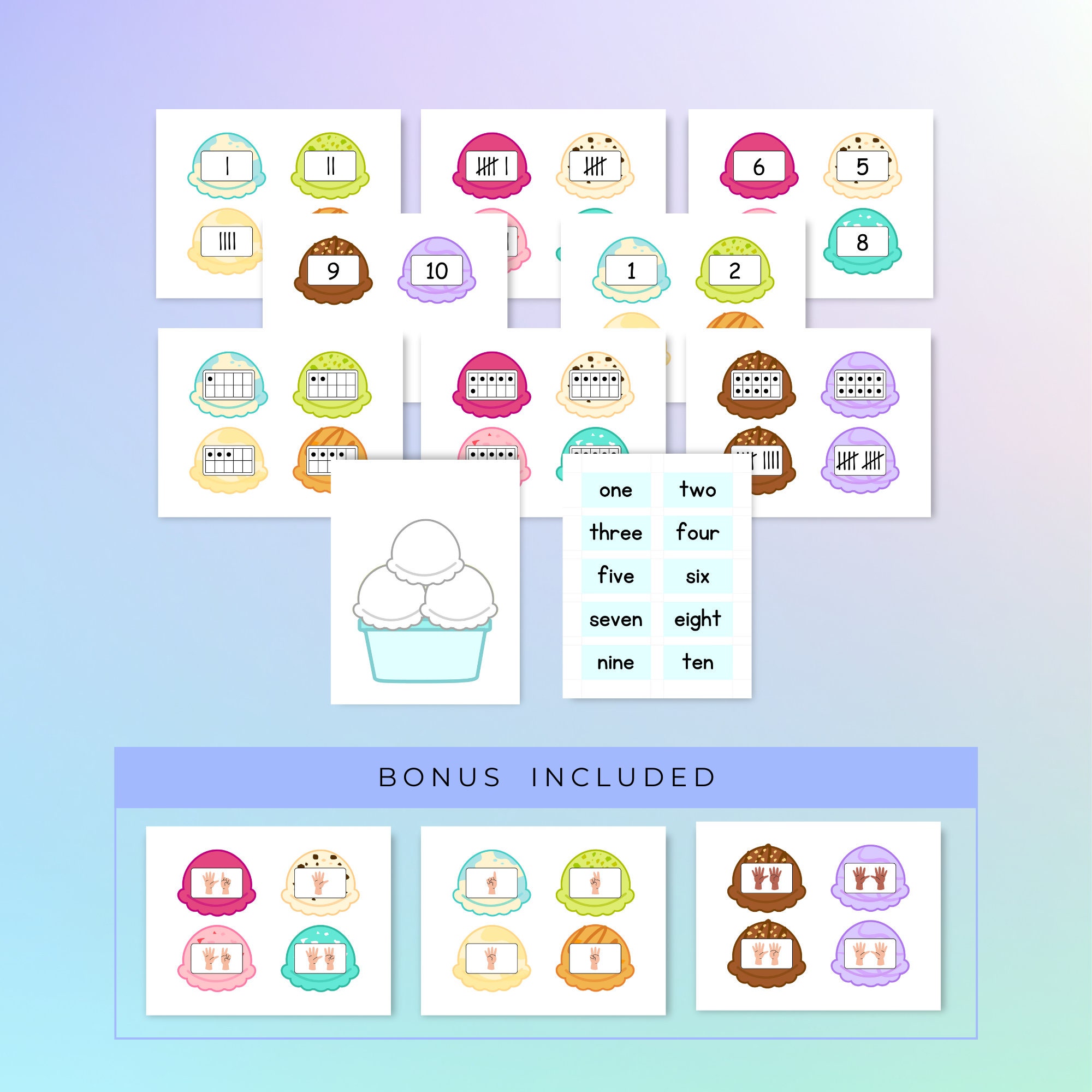 Printable Number Practice: A Sweet Path to Number Mastery! - OLL001 - Etsy