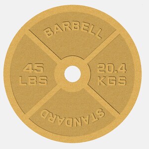 45 LBS Weight Lifting Plate - Svg - Dxf - Etsy