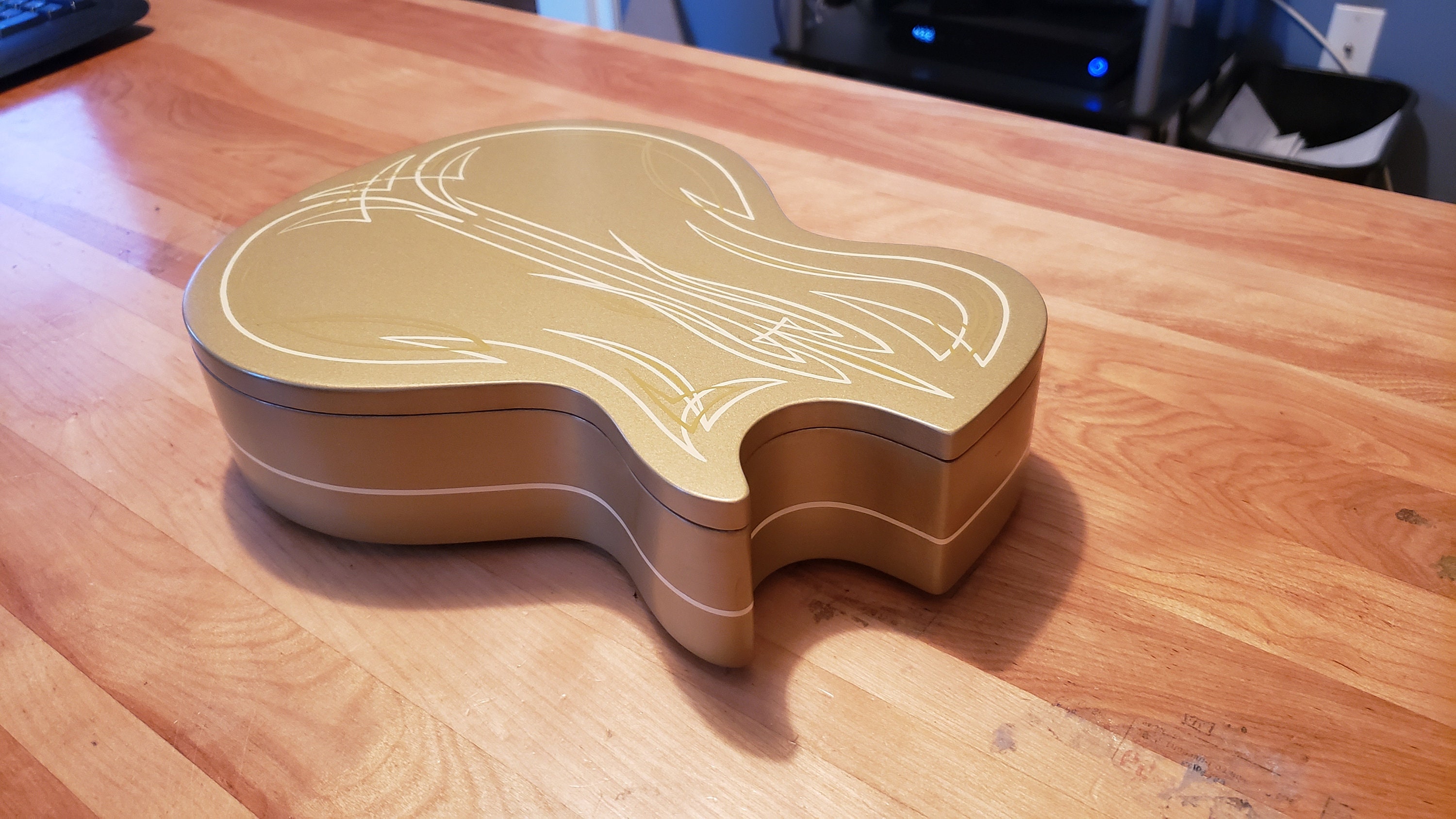 Guitar Shaped Trinket Box - Svg - Dxf - Etsy