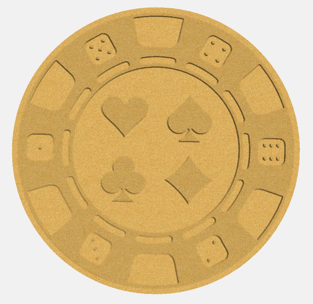 Giant Poker Chip - Svg - Dxf - Etsy