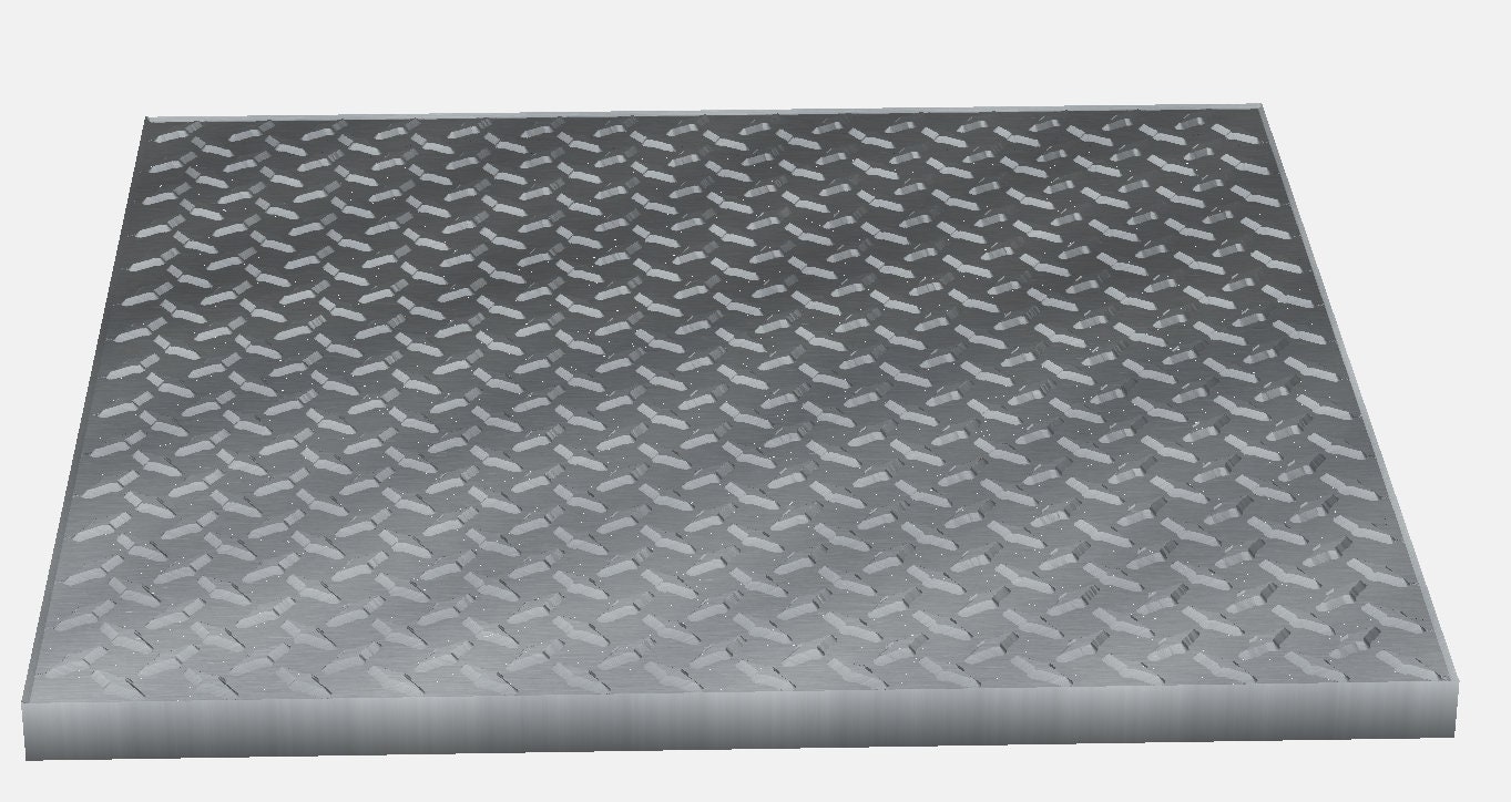 Diamond Plate - Checker Plate - Svg - Dxf - Etsy