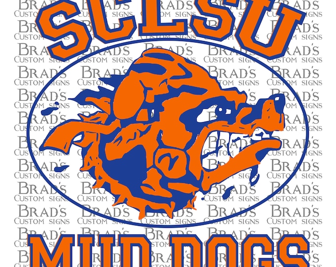 SCLSU Mud Dogs - Svg - Dxf - Etsy