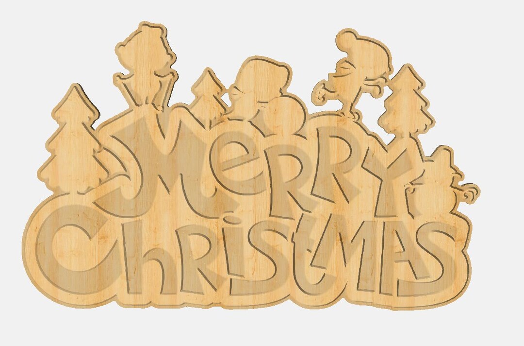 Merry Christmas Elves - SVG - DXF - Etsy