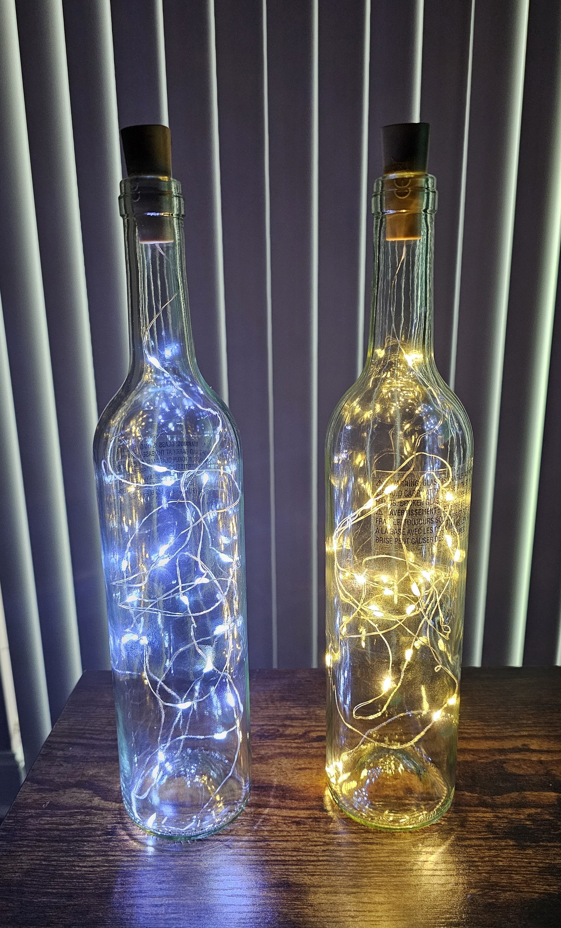 LED Wine Bottles - Etsy