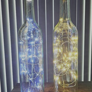 LED Wine Bottles - Etsy