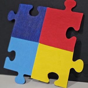 Autism Awareness Puzzle Decor - Etsy