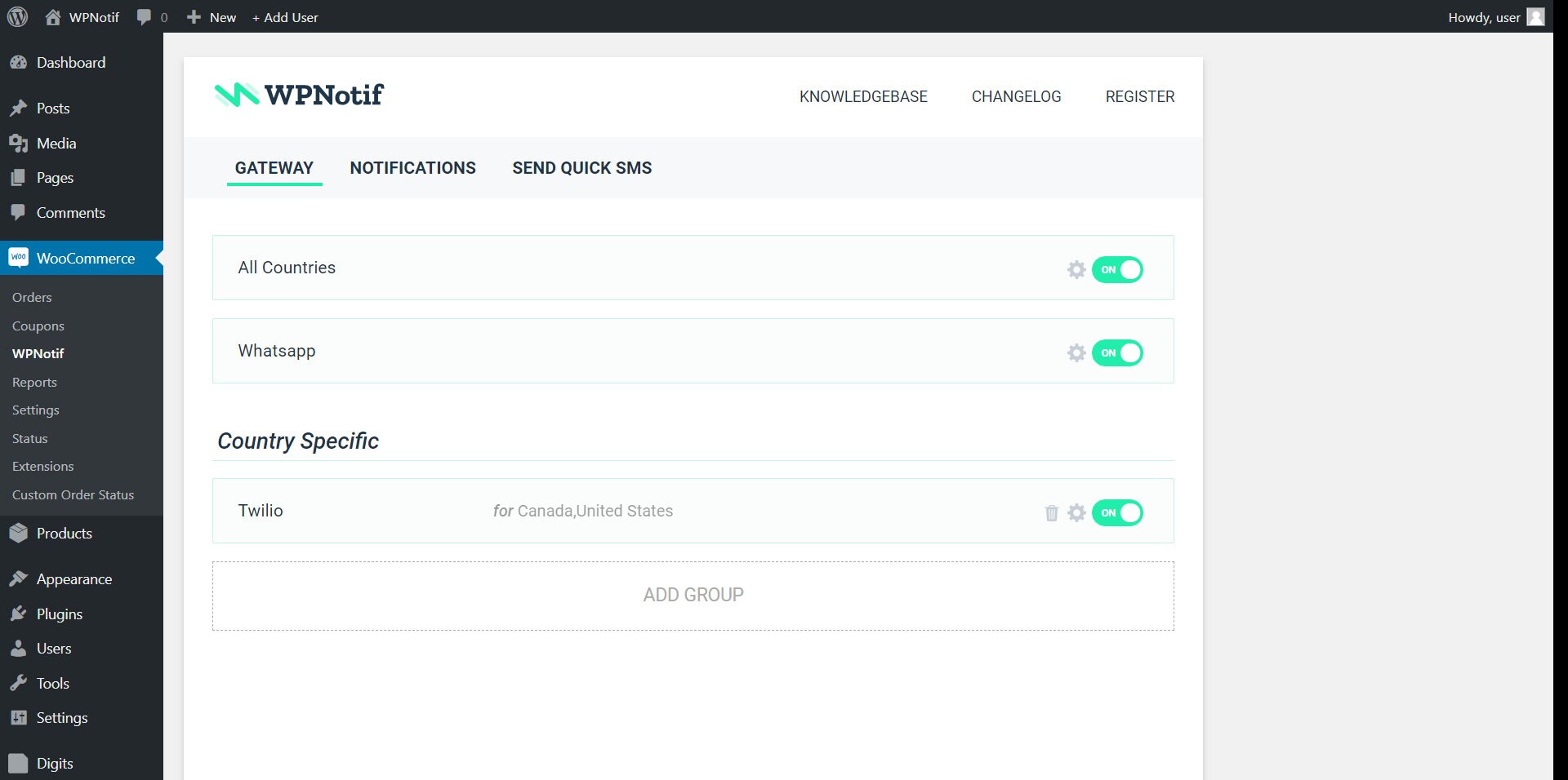 Wpnotif Wordpress SMS and Whatsapp Notifications Plugin - Etsy