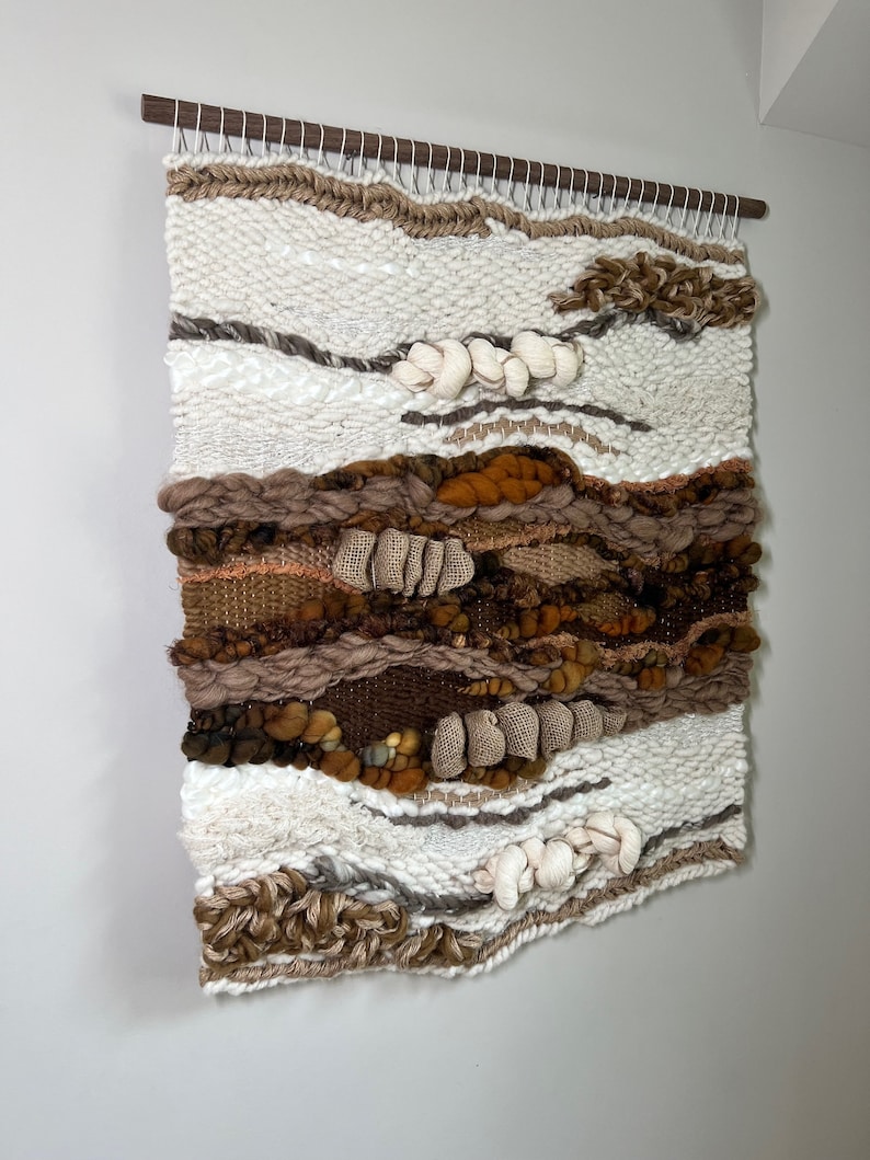 Woven Wall Art, Handmade Tapestry, Contemporary Weaving, Woven Wall ...