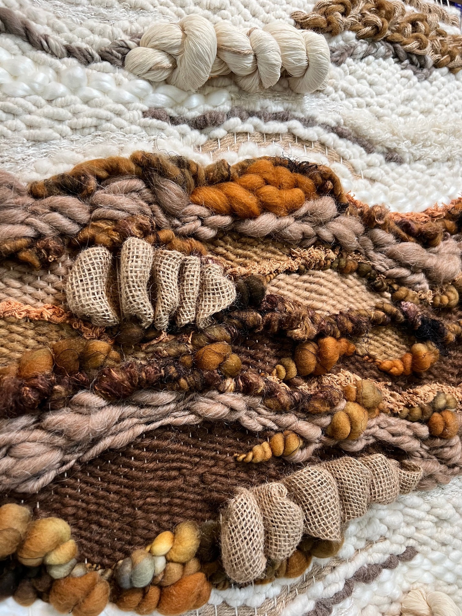 Woven Wall Art, Handmade Tapestry, Contemporary Weaving, Woven Wall ...