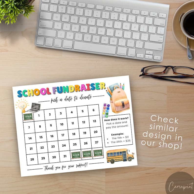 Fill My Backpack Fundraiser Flyer for School Fundraiser, Back to School ...