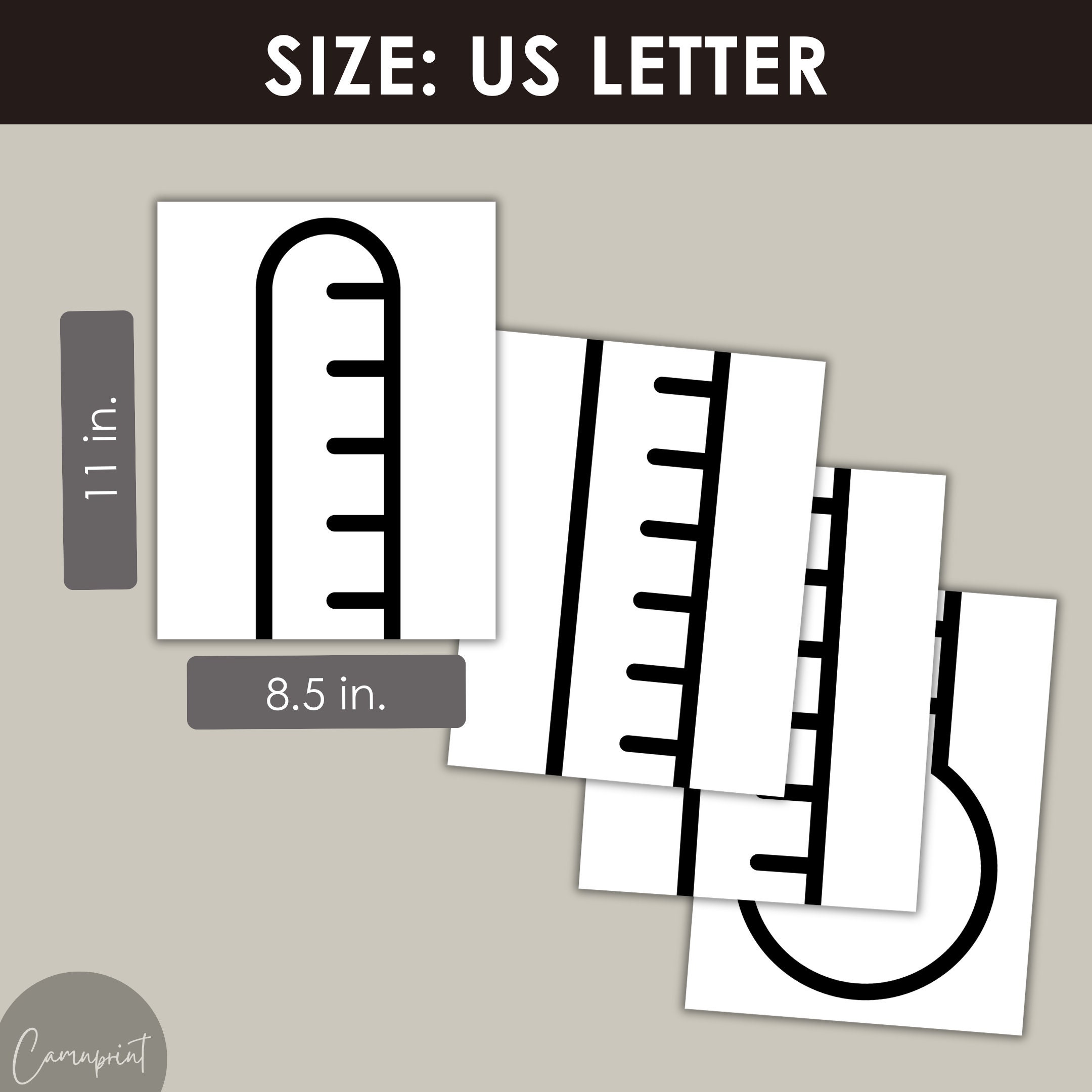 Printable Really Big Goal Fundraising Thermometer for Nonprofit ...