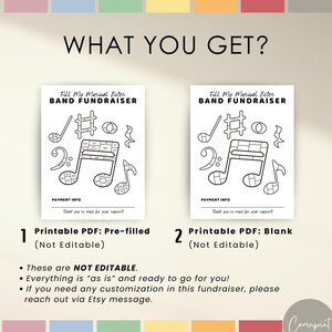 Fill My Musical Notes Band Fundraiser, Music Fundraiser for Marching ...