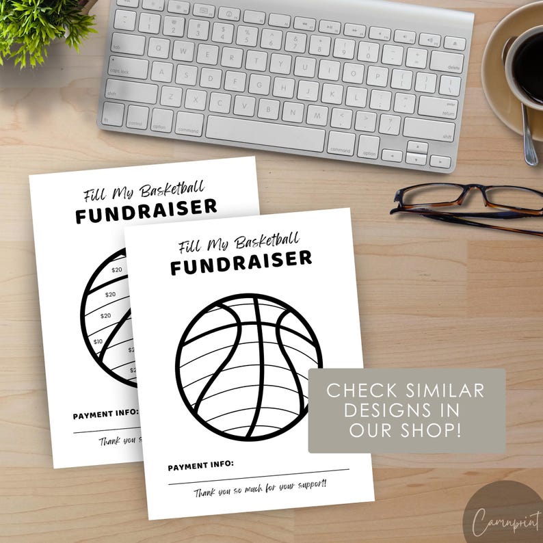 Basketball Fundraiser Template for Sports Fundraiser, Color My ...