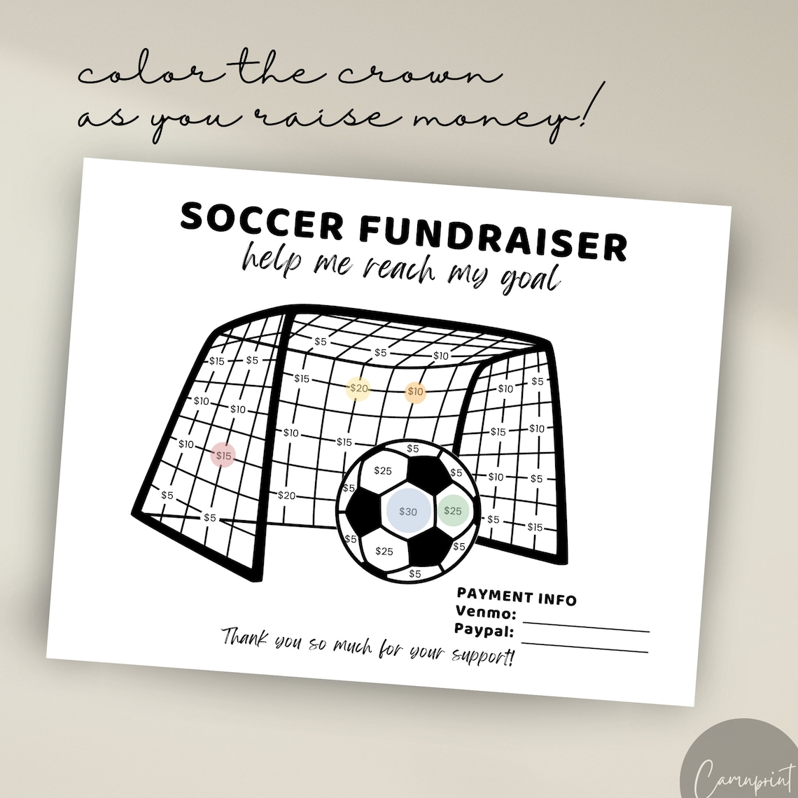 Soccer Fundraiser Flyer Fill My Soccer Ball Fundraiser Form Editable ...