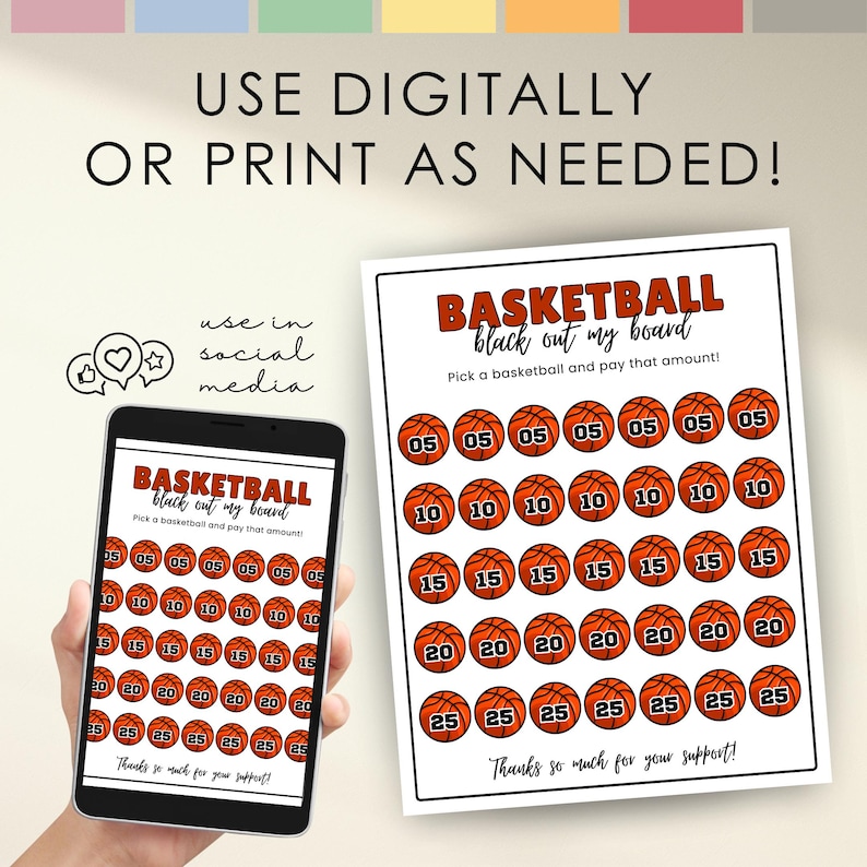 Basketball Fundraiser for Sports Fundraiser, Pick a Date to Donate Team ...