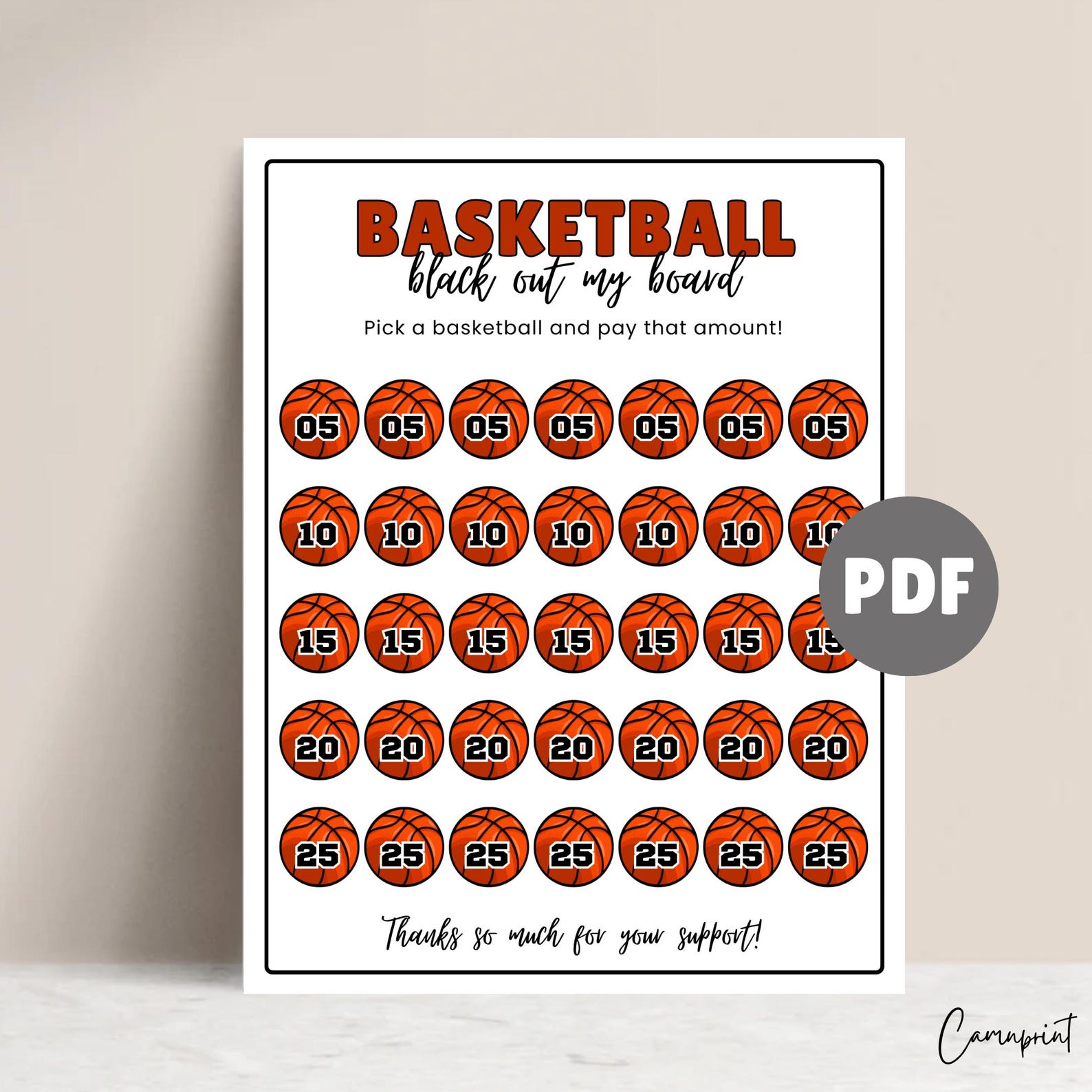 Basketball Fundraiser for Sports Fundraiser, Pick a Date to Donate Team ...