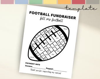 Fill in My Football Fundraiser - Etsy