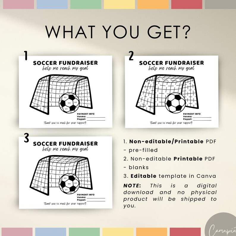 Soccer Fundraiser Flyer Fill My Soccer Ball Fundraiser Form Editable ...