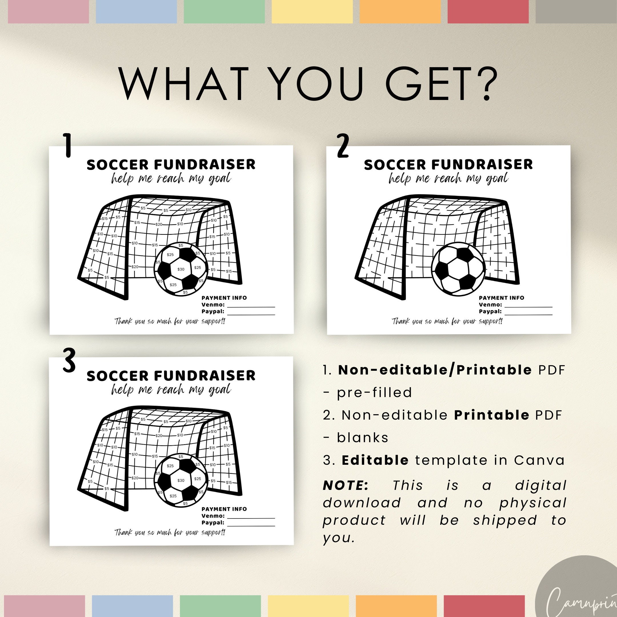 Soccer Fundraiser Flyer Fill My Soccer Ball Fundraiser Form Editable ...