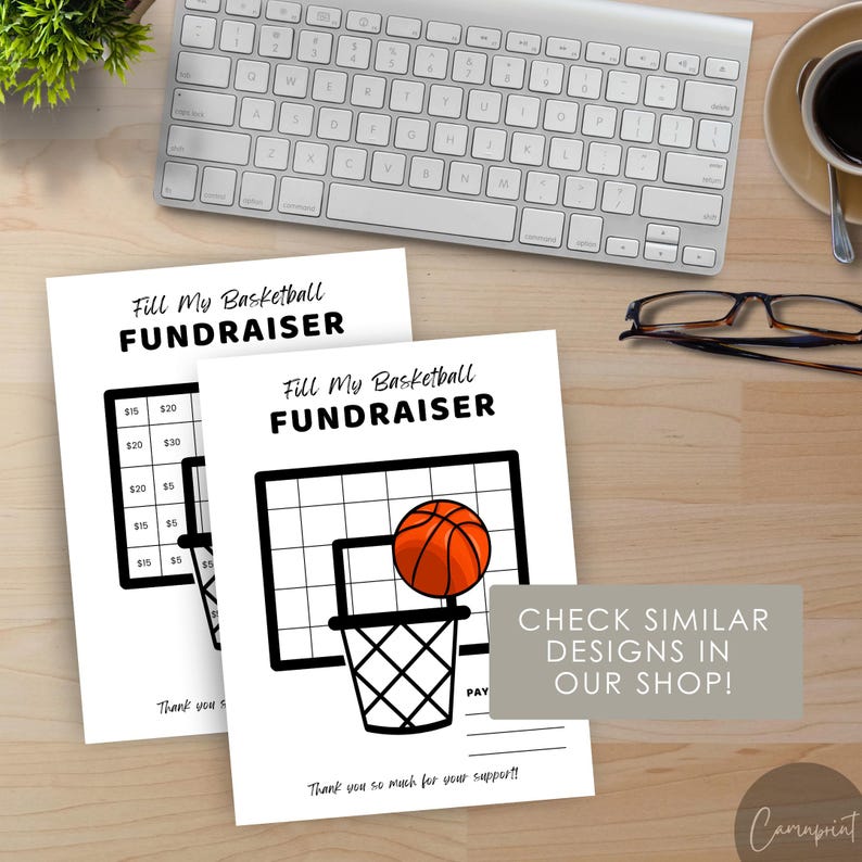Basketball Fundraiser Template for Sports Fundraiser, Color My ...