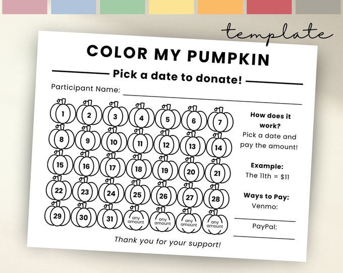 Editable Pumpkin Carving Contest Fundraiser Flyer, Halloween Fundraiser ...