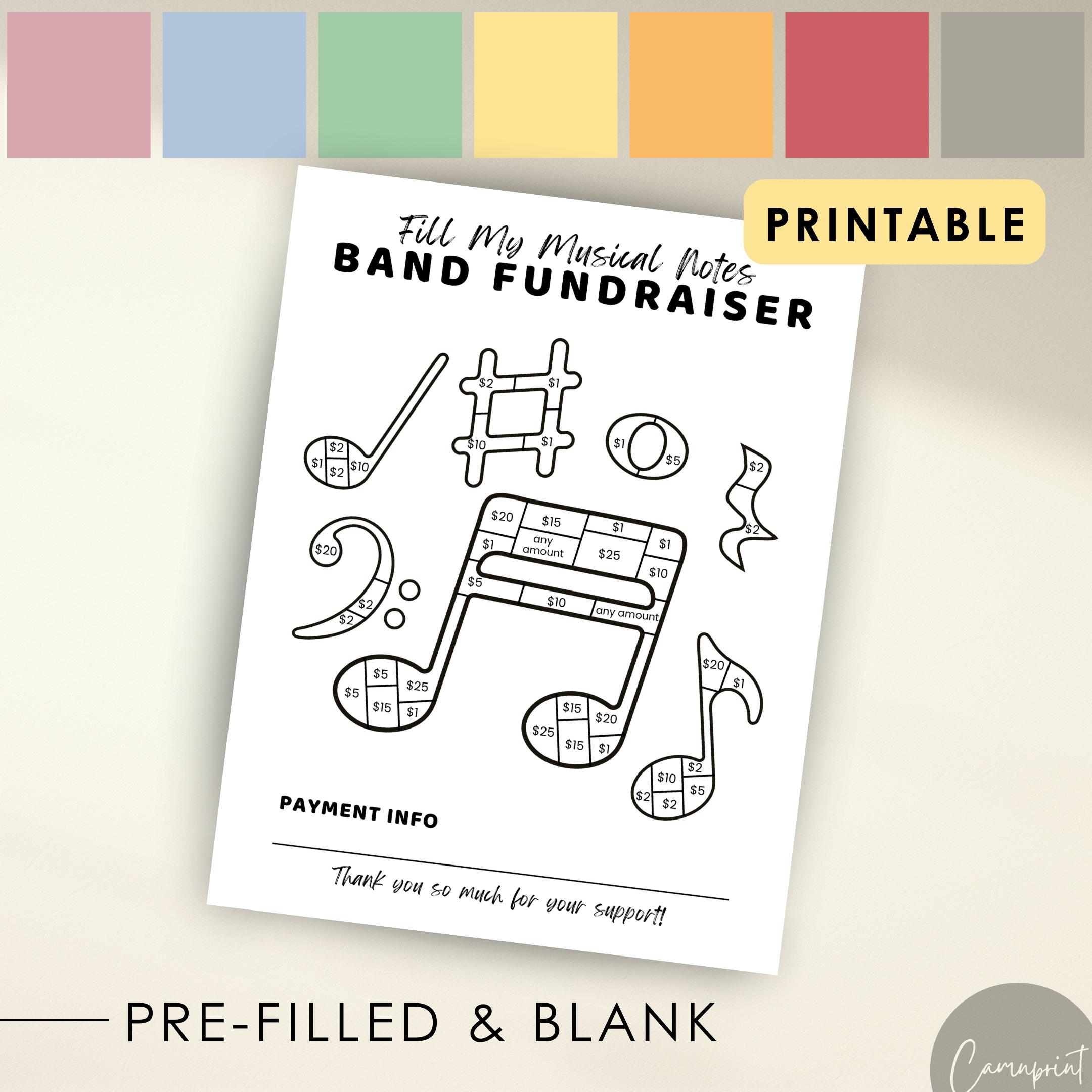 Fill My Musical Notes Band Fundraiser, Music Fundraiser for Marching ...