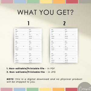 Entry Form Printable Enter to Win Form for School Auction Nonprofit ...