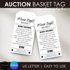 Printable Silent Auction Bid Sheet: Editable Canva Template (digital ...