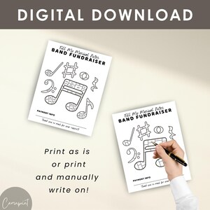 Fill My Musical Notes Band Fundraiser, Music Fundraiser for Marching ...