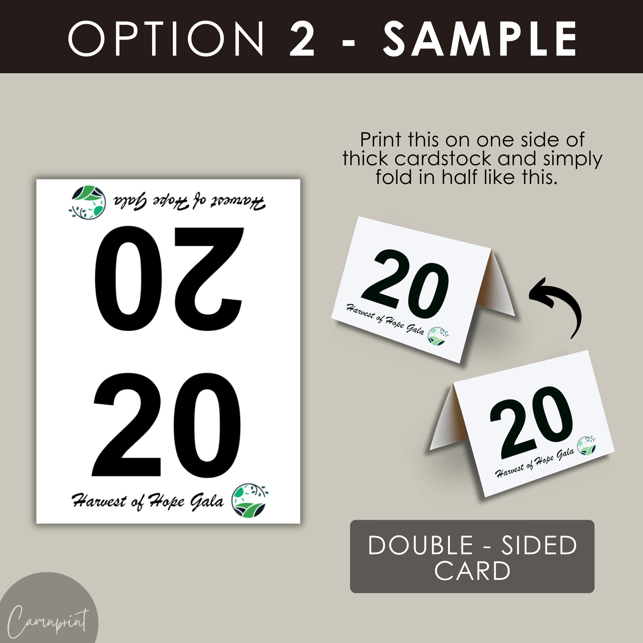 Custom Auction Bid Card Printable, Fundraising Numbers, Numbered Cards ...