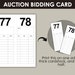 Auction Bid Card Printable Bid Cards With Notes, Numbered Card ...