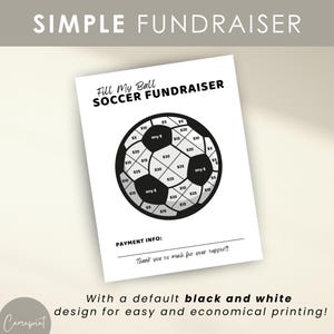 Soccer Fundraiser Flyer Fill My Soccer Ball Fundraiser Form Editable ...