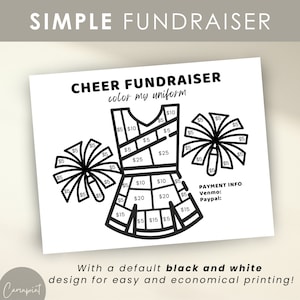 Cheer Fundraiser Fill My Uniform Fundraiser Form Printable Fundraiser ...