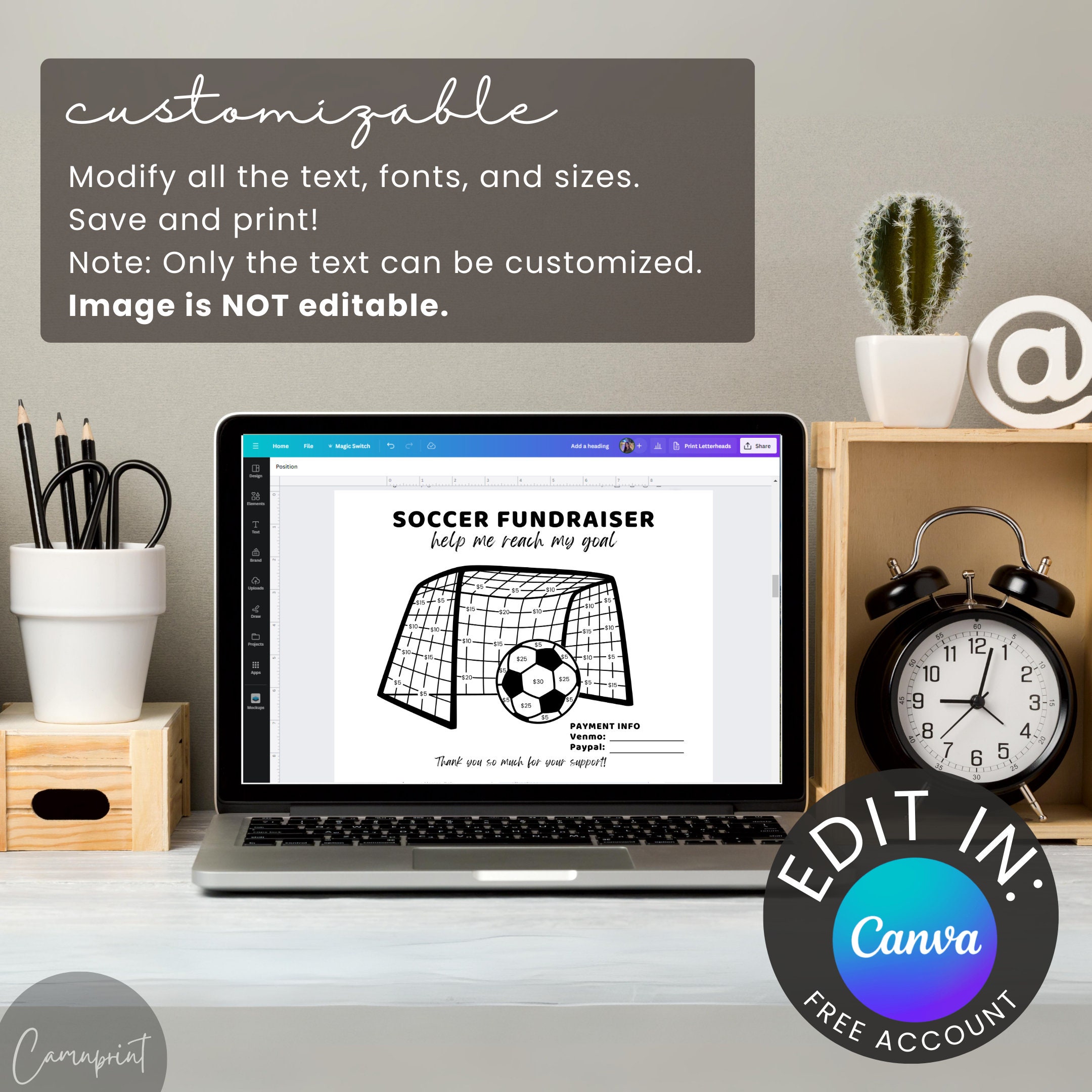 Soccer Fundraiser Flyer Fill My Soccer Ball Fundraiser Form Editable ...