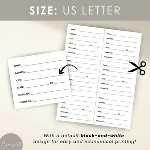Entry Form Printable Enter to Win Form for School Auction Nonprofit ...