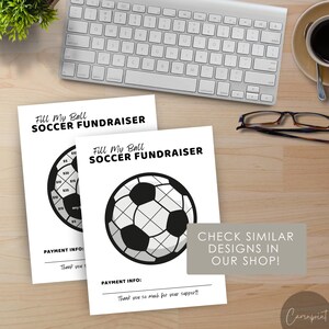 Soccer Fundraiser Flyer Fill My Soccer Ball Fundraiser Form Editable ...
