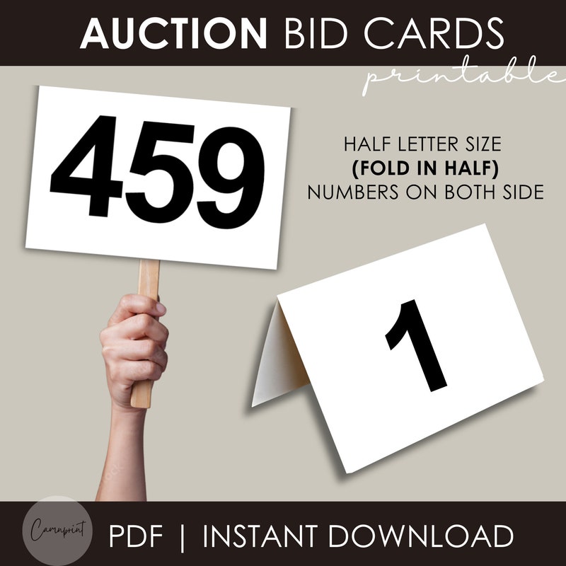 Number Cards - Etsy