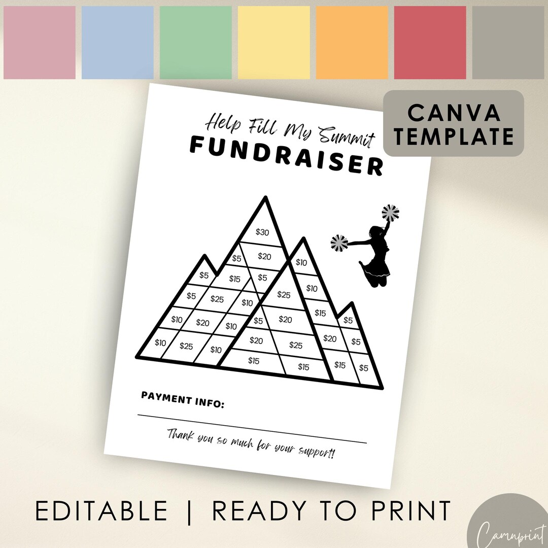 Fill My Summit Fundraiser for Cheerleading Team Fundraiser, Pick a Date ...